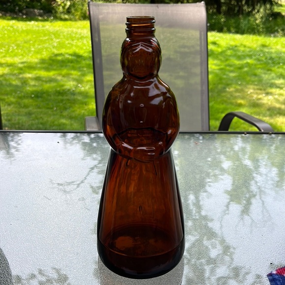 Mrs. Butterworth | Kitchen | Vintage Mrs Butterworth Amber Brown Glass ...